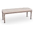 VONLUCE Extra Long Vintage Upholstered Bench with Padded Seat | Tufted ...