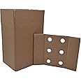 Cardboard Bottle Boxes with Dividers - Box Home Brew Wine Beer Cider 6/ ...