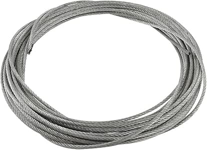 3mm Diameter Flexible Stainless Steel Wire Rope Cable 12 Meter Length ...