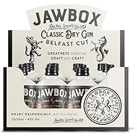 Jawbox Small Batch Gin Display Case, 12 x 5 cl : Amazon.co.uk: Grocery