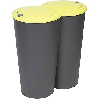 Duo Double Sided Recycling Bin: Amazon.co.uk: Kitchen & Home