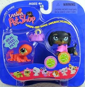 Littlest Pet Shop - Pet Pairs - 2Pack - Gecko LPS 325 & Hund LPS 326 ...