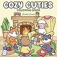 Cozy Cuties: Coloring Book for Adults and Teens Featuring Adorable ...