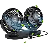 Portronics Aero Breeze Portable Table Fan 178mm, USB Rechargeable Fan ...