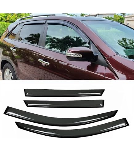 Sunroof Visor Side Window Wind Deflectors & Visors - Deflectors ...