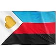 Runesol Tricolour Polygamy Pride Flag, 91x152cm, 3ft x 5ft, 4 Grommets ...