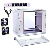Buy Server Rack 6U Combo Wall Rack Mount with 6 Power Socket & Cable ...