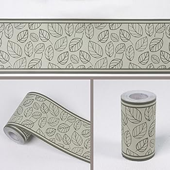 LoveFaye Removable Vinyl Wallpaper Border Waterproof Wall Borders Peel ...