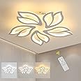 Comely Modern LED Ceiling Light Dimmable, 45W 6000LM Ceiling Lamp with ...