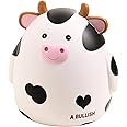 Syfunlv Cow Piggy Bank,Plastic Animal Cow Large Capacity Money Banks ...