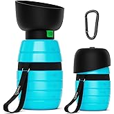 Dog Water Bottle 550ml, Xakay Portable Pet Water Bottles for Dogs Leakproof Water Feeder Water ...