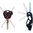 ABUNDANCE Premium Flip Key with Magnet Lock System Compatible for TVS ...