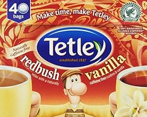 Tetley Redbush and Vanilla Tea (Pack of 40): Amazon.co.uk: Grocery