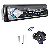 Alondy Single Din Car Stereo with CD DVD Player Bluetooth USB RDS/FM/AM Radio MP3 SD AUX Audio ...
