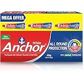 Buy Anchor All Round Protection White Toothpaste 450gm (150g x 3 ...