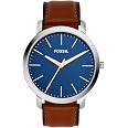 Fossil Leather Analog Blue Dial Men's Watch-Bq2311 : Amazon.in: Watches
