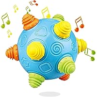 Baby Ball Baby Music Dancing Ball Shake Toys Bouncing Jumping Sensory ...