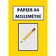 Amazon.fr - Papier Millimétré A4: 100-Feuilles de Papier Millimétré A4 ...