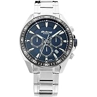Titan Quartz Chronograph Blue Dial Stainless Steel Strap Watch for Men ...