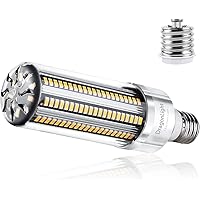 DragonLight 50W Super Bright Corn LED Light Bulb(350 Watt Equivalent) - E27/E40 Large Base LED ...
