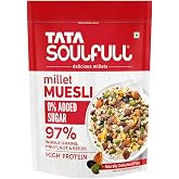 Tata Soulfull Millet Muesli, Fruit & Nut, 1.2kg, 25% Delicious Millets ...