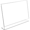 Displaypro A4 Landscape Acrylic Poster Menu Holder Lean to Perspex ...