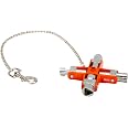 Bahco BAHMK9 Switch Cabinet Multi-Fitting 9-Way Master Key, Colour ...
