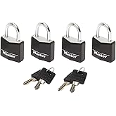 MASTER LOCK Small Padlocks [Key] [Keyed Alike] [Assorted Colours ...