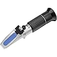 HHTEC Refractometer 0-90% Brix Hand Refractometer for Determining the ...