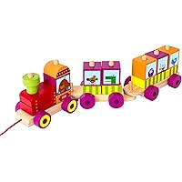 Hey Duggee 9091 Stacking Train, Multi Wooden : Amazon.co.uk: Toys & Games