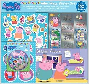 Peppa Pig Mega Sticker Set with Album, stickers and Lots more.: Amazon ...