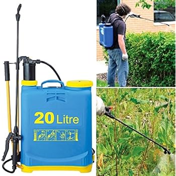 20L GARDEN BACKPACK PRESSURE SPRAYER KNAPSACK WEED KILLER CHEMICAL SPRAYER: Amazon.co.uk: Garden ...