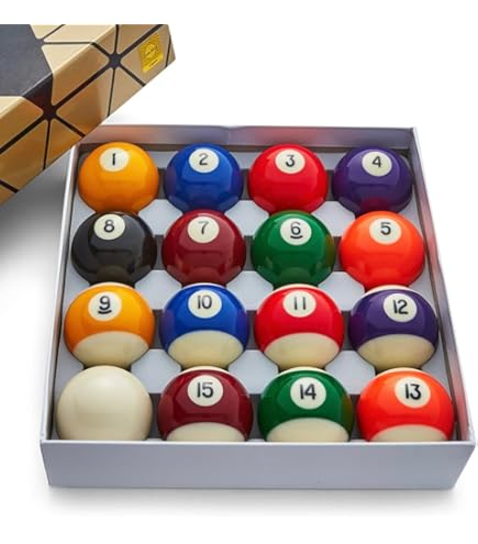 Clear Pool Table Balls