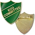 Eco Committee Badge, Green. : Amazon.co.uk: Fashion