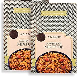 Anand Navratan Mixture - Tiny Crispy Spiced Wafers with Premium Nuts ...
