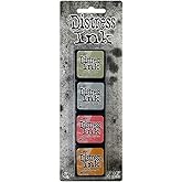 Tim Holtz Distress Mini Ink Kits-Kit 13, 70 x 23 mm : Luscombe G ...