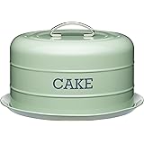 KitchenCraft Living Nostalgia Airtight Cake Storage Tin / Cake Dome, 28 ...