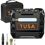 TUSA Digital Tyre Inflator for Car - 12V DC Portable Air Compressor ...