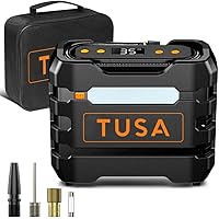 TUSA Tyre Inflator for Car - 150 PSI, 12V DC Portable Air Compressor ...