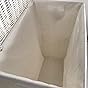 Arpan Medium Resin Laundry Clothes Basket with Lid and Lining Storage ...