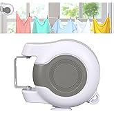 Retractable Washing Line,2x5.2m Heavy Duty Stainless Steel Line Double ...