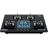 Beyond Appliances Altair 4 Burner Smart Glass Hobtop Gas Stove | Auto ...