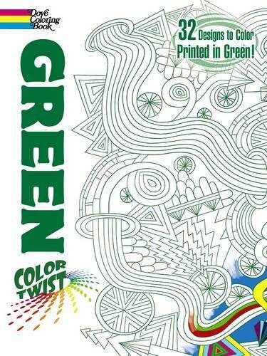 COLORTWIST -- Green Coloring Book (Dover Coloring Books): Amazon.co.uk ...