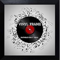 pf+a REAL GLASS 7 inch Vinyl Frame - Oxford Black 7 inch Vinyl Single ...