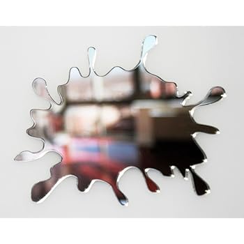 Puddle Mirror with Six Splash Mirrors 45cm x 42cm: Amazon.co.uk ...
