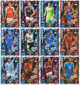 MATCH ATTAX 2018/19 FULL SET OF TWELVE (12) STAR SIGNINGS CARDS #373 ...