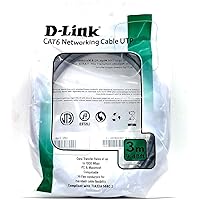 D-Link Cat-6 Patch Cord With RJ45 Connectors | Ethernet LAN Cable (Grey ...