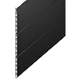uPVC Hollow Soffit Cladding Panels - Black Plastic Soffit Board - 5 ...
