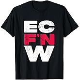EC F'N W Wrestling Championship Wrestler Fighter T-Shirt : Amazon.co.uk ...