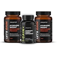 Ayuvya i-Gain+ & Lets Gain Weight Gain Combo | Helps Improve Appetite ...